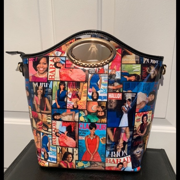 michelle Obama | Bags | Michelle Obama Magazine Collection Handbag ...